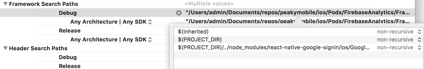 RNGoogleSignin Buildtime issues after linking · Issue #405 · react-native-google-signin/google ...