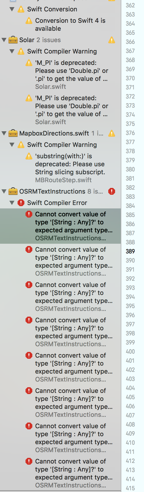 Example Application Is Incompatible With Cocoapods · Issue 583 5371