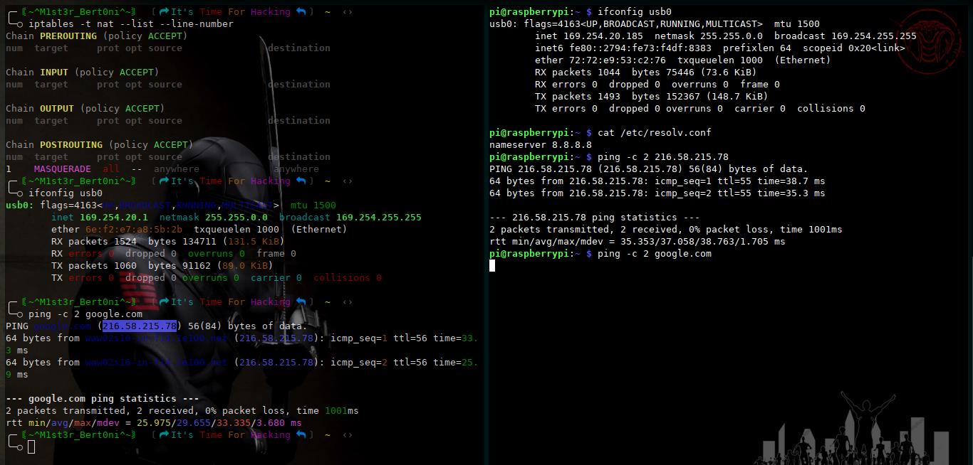 DNS not working via usb0 (First login via SSH) · Issue #246 · RoganDawes/P4wnP1 · GitHub