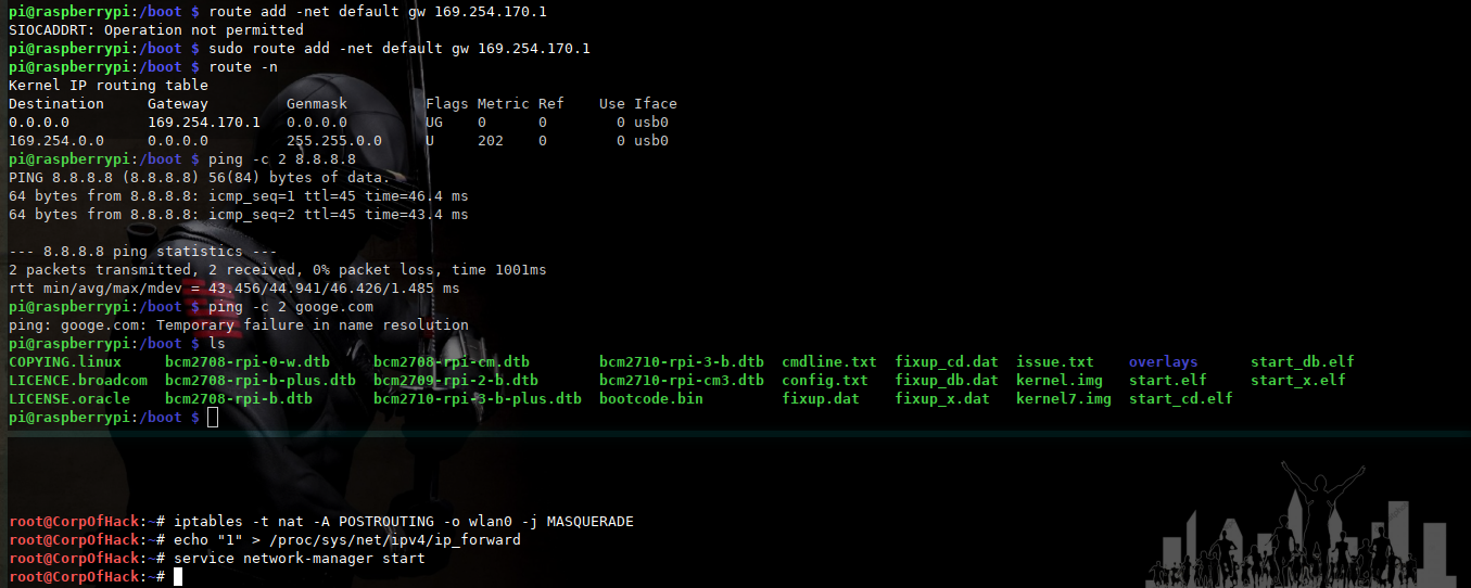 DNS not working via usb0 (First login via SSH) · Issue #246 · RoganDawes/P4wnP1 · GitHub