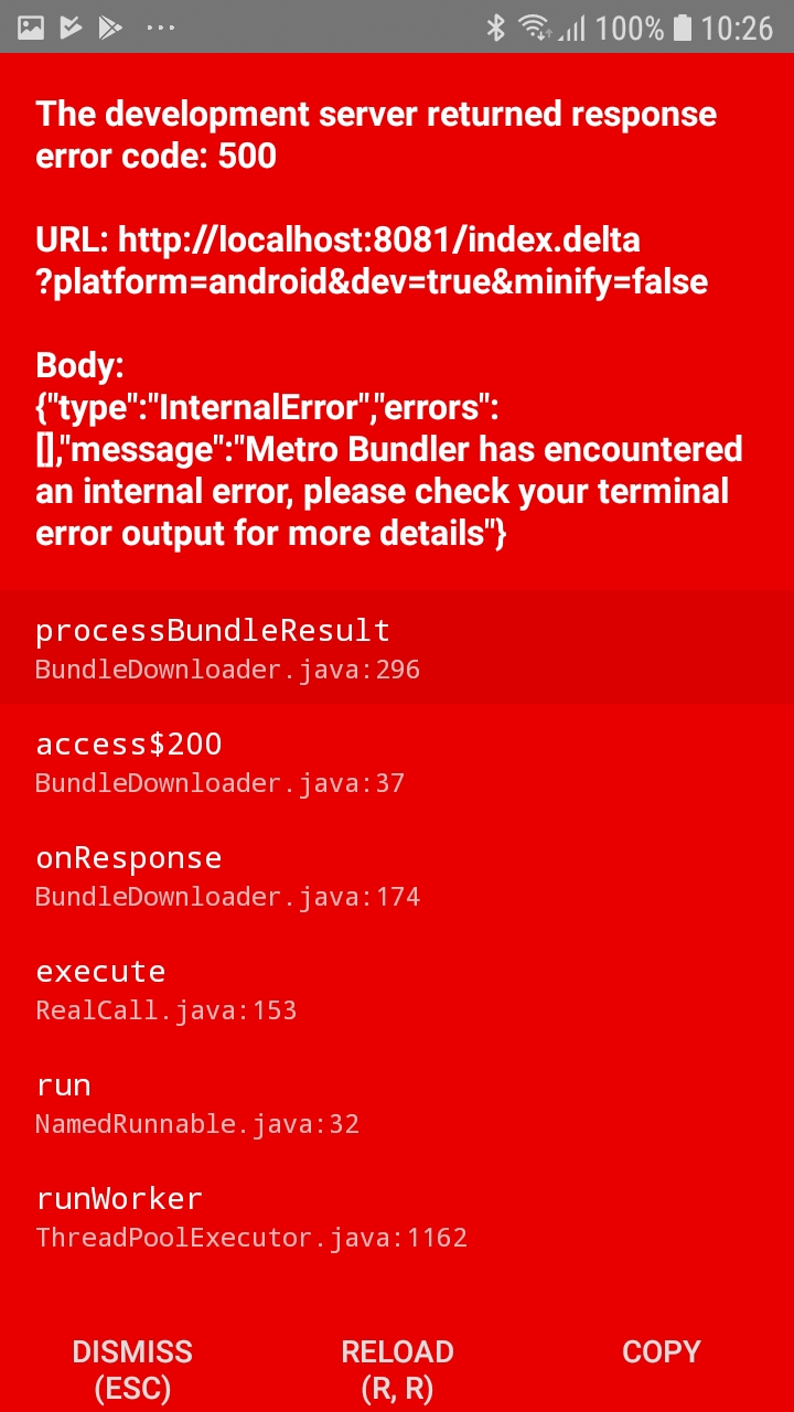 RUN problem since last update · Issue #851 · microsoft/vscode-react-native · GitHub