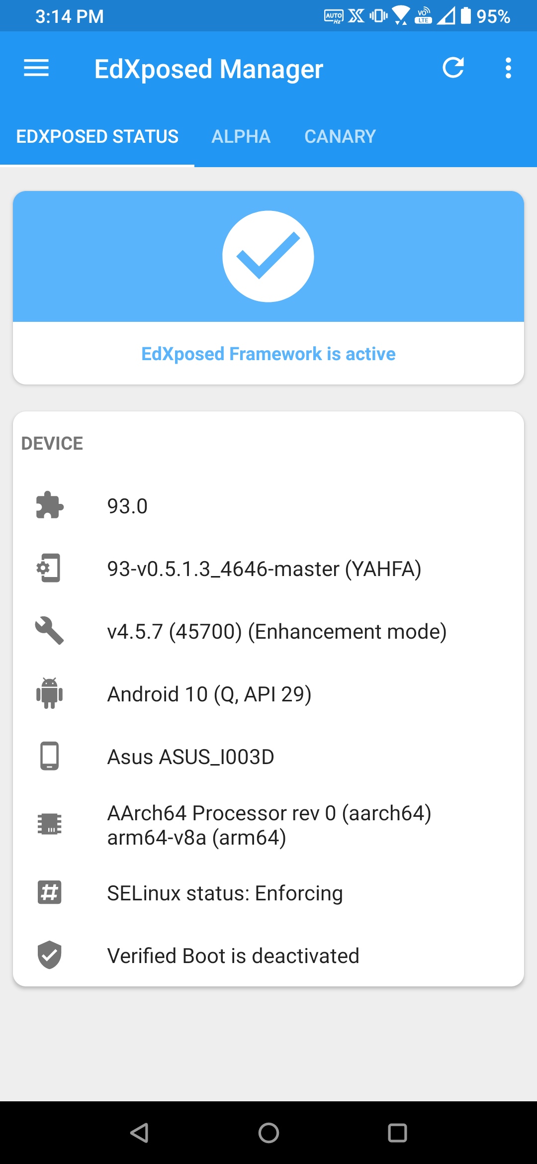 [BUG] ROG Phone 3 EdXposed framework is installed, but not active! · Issue #733 · ElderDrivers ...