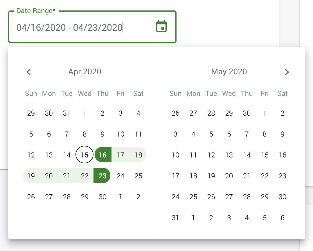  DateRangePicker Support A Single Input Field Issue 1637 Mui