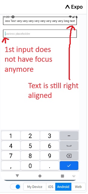 TextInput does not align its content properly on Android · Issue #41035 ... TextInput does not align its content properly on Android · Issue #41035 ...