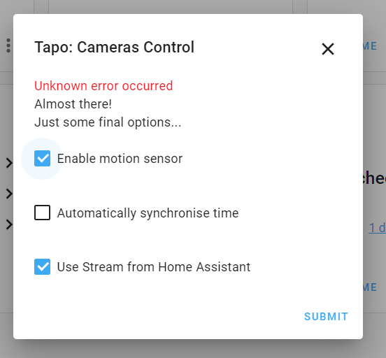 Bug: Error when installing integration · Issue #68 · JurajNyiri/HomeAssistant-Tapo-Control · GitHub