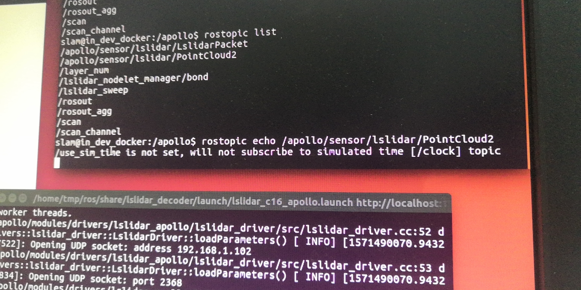 /use_sim_time is not set, will not subscribe to simulated time [/clock] topic · Issue #10056 ...