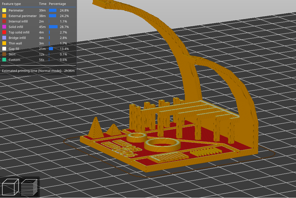 Bridge/Overhang detection is disabled with soluble supports · Issue ...