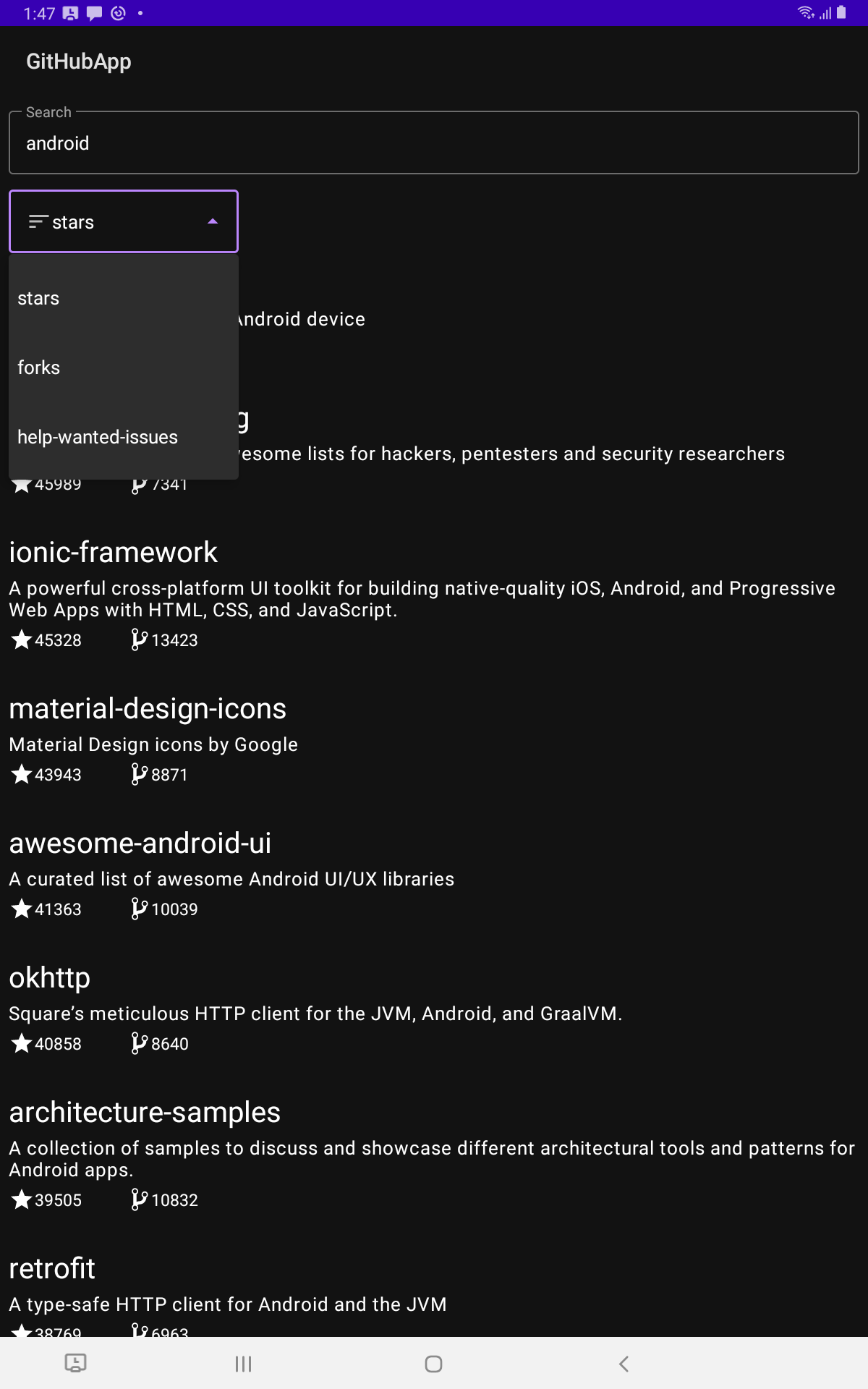 GitHub - percyruiz/GitHubApp