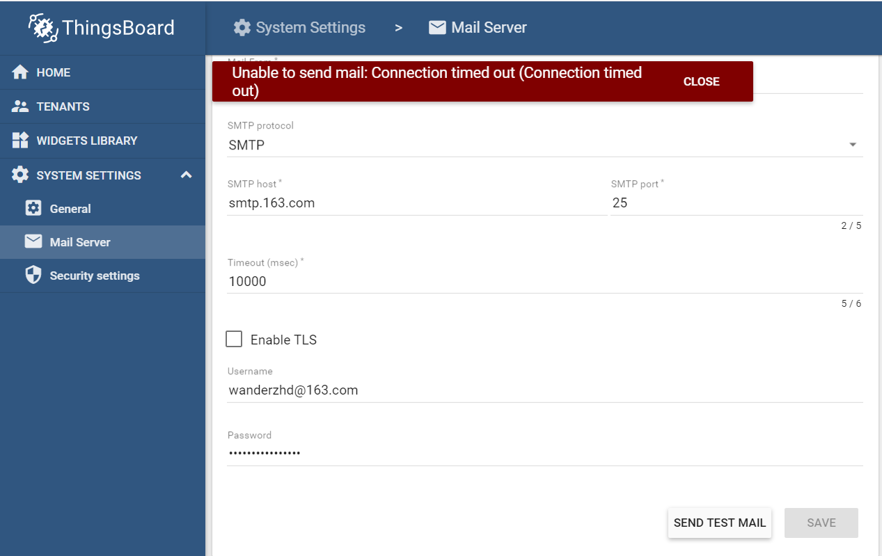 Problem on using 163 email to send out email · Issue #2728 · thingsboard/thingsboard · GitHub