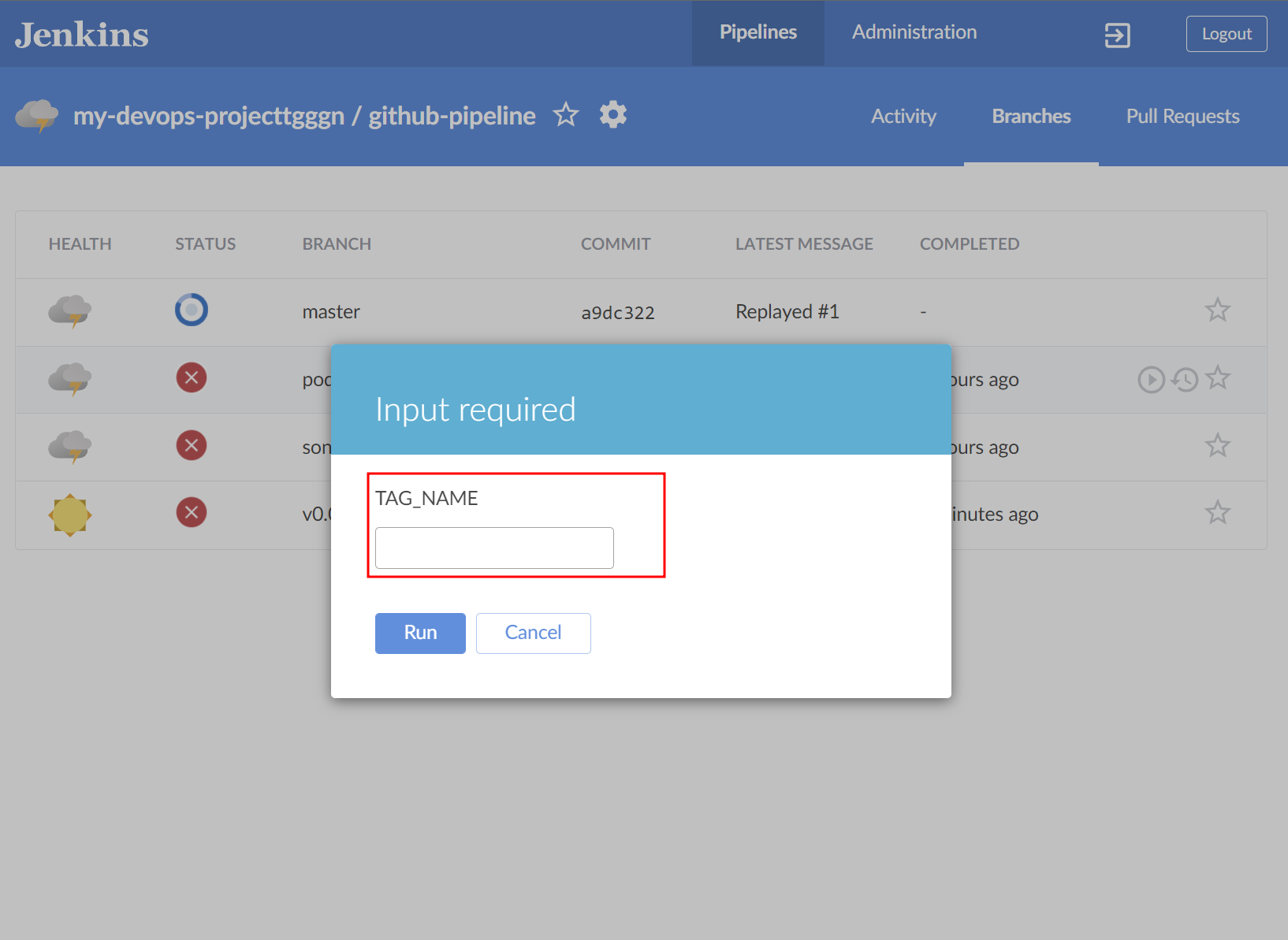 Parameters defined in Jenkinsfile dosen't show up. · Issue #2509 ...
