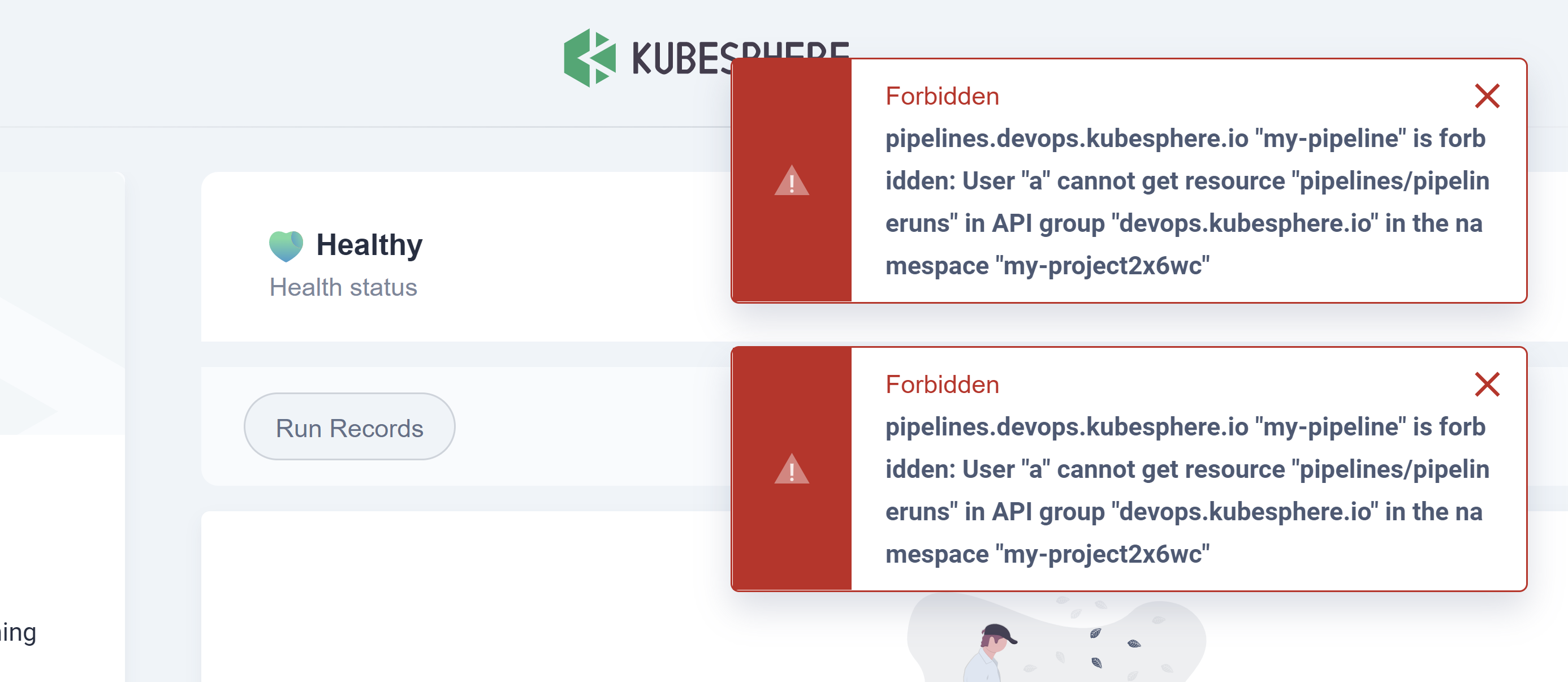 Cannot view PipelineRuns if current user only has "Pipeline Viewing" permission · Issue #383 ...