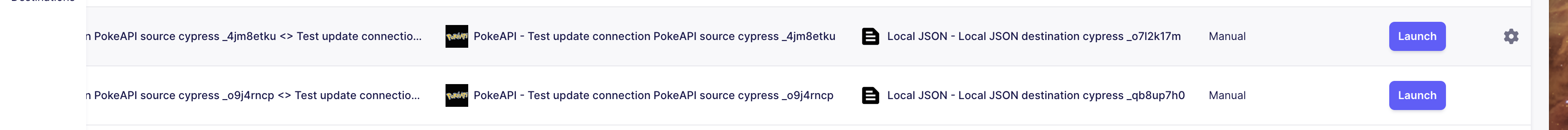 Long Source And Destination Names Make The Connection List Table Scroll Horizontally · Issue