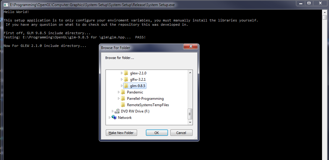 System Setup Description · Issue #20 · prince-chrismc/Computer-Graphics ...