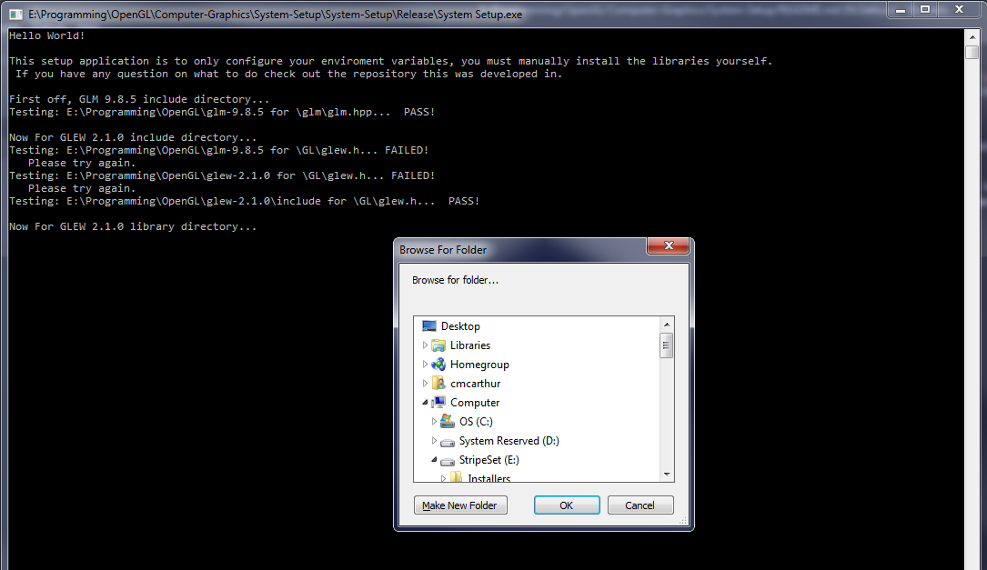 System Setup Description · Issue #20 · prince-chrismc/Computer-Graphics ...