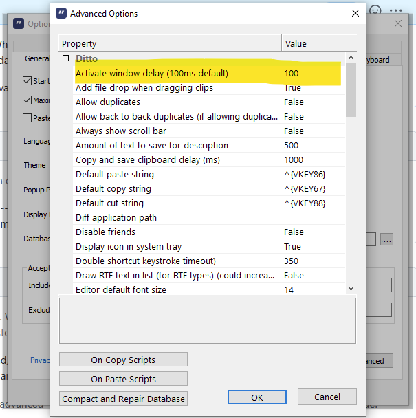 Ditto not pasting... · Issue #227 · sabrogden/Ditto · GitHub