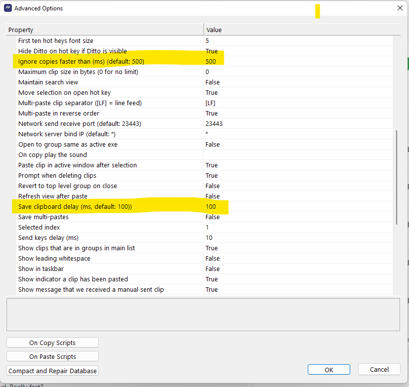 I am regularly seeing a text value previously in clipboard not being in the paste window of ...