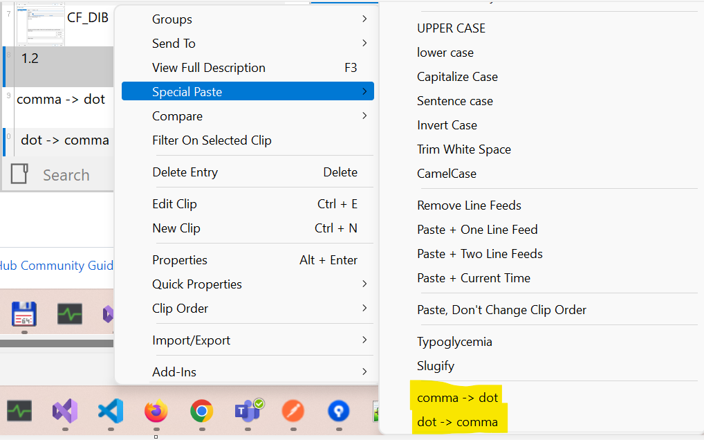 Feature request: Convert decimals points to decimal comma's on paste (and vice versa) · Issue ...