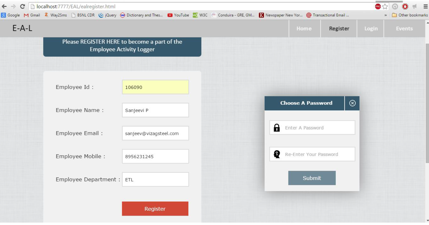 GitHub - SrujanaMeher/EmployeeActivityLogger: Our project The Employee ...