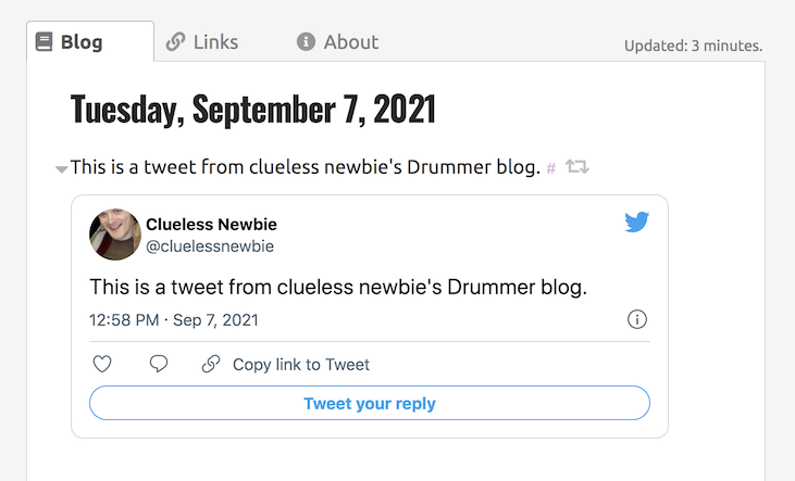 Are You Using Drummer To Post Tweets · Issue 34 · Scripting Drummersupport · Github