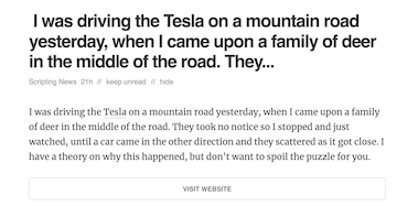 How Feedly does posts without titles · Issue #232 · scripting/Scripting-News · GitHub