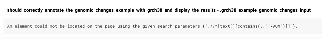 Investigate Failing Mutation Mapper Tool Test · Issue 8283 · Cbioportal Cbioportal · Github