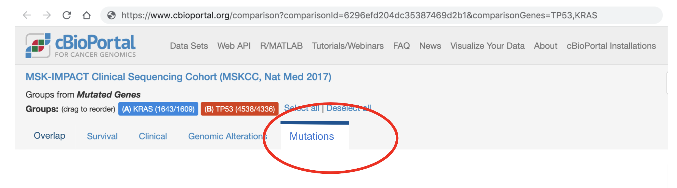 Add "Mutations" tab in group comparison page · Issue #351 · cBioPortal/icebox · GitHub