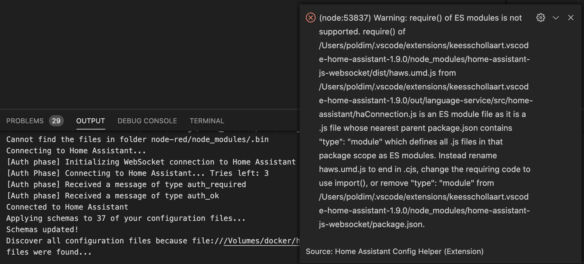 Warning: require() of ES modules is not supported · Issue #621 ...