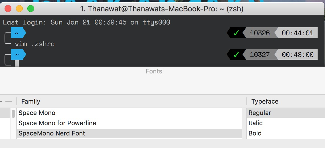 Usage with Nerdfonts does not show icons in terminal. · Issue #727 · Powerlevel9k/powerlevel9k ...
