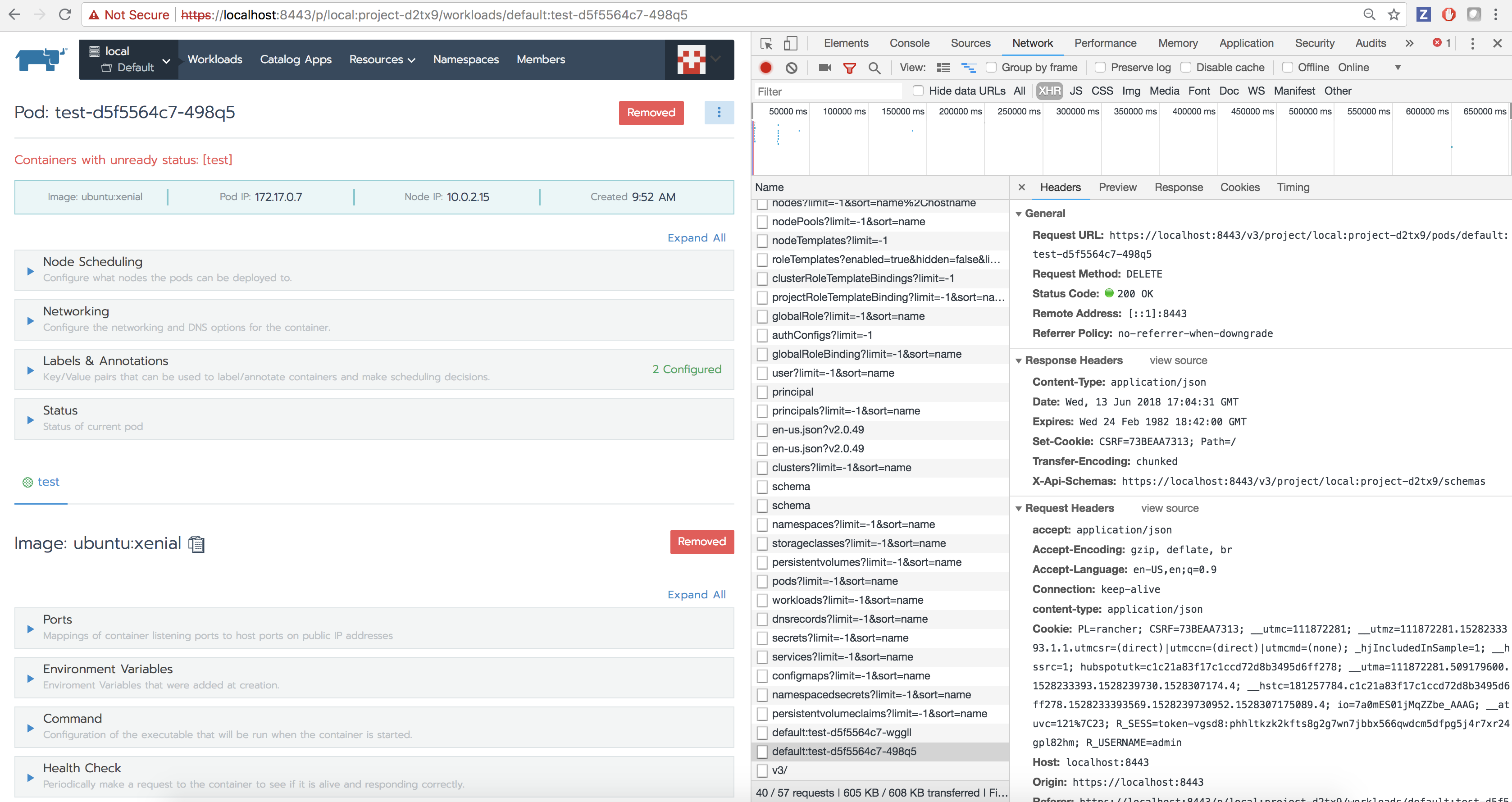 Deleting Pod In Pod View Does Not Refresh Page · Issue 12498 · Rancherrancher · Github
