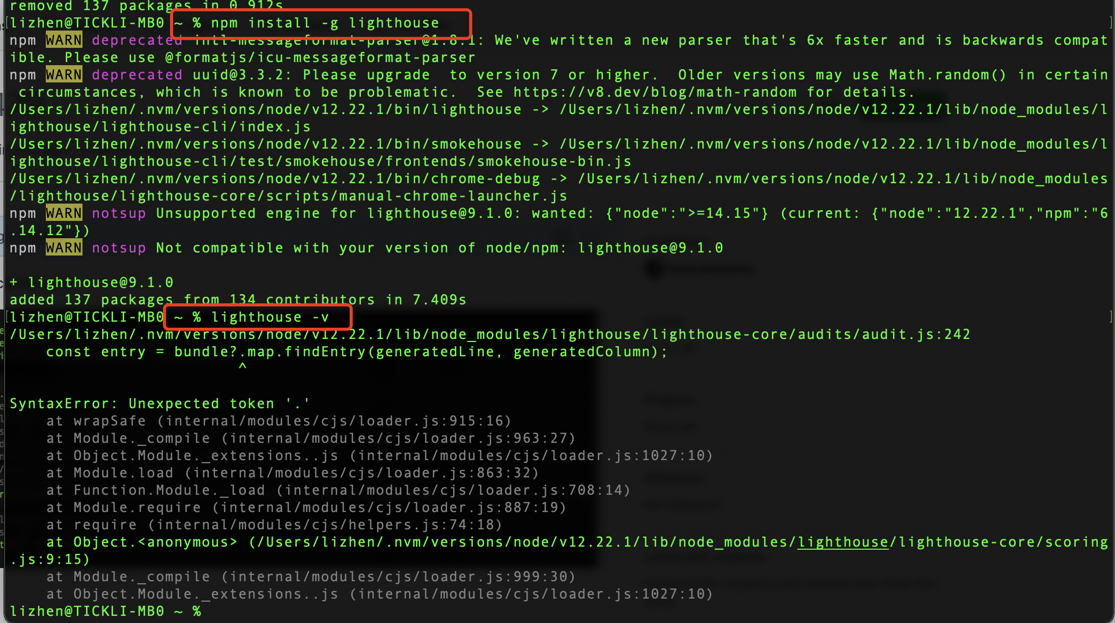 lighthouse error · Issue #13479 · GoogleChrome/lighthouse · GitHub