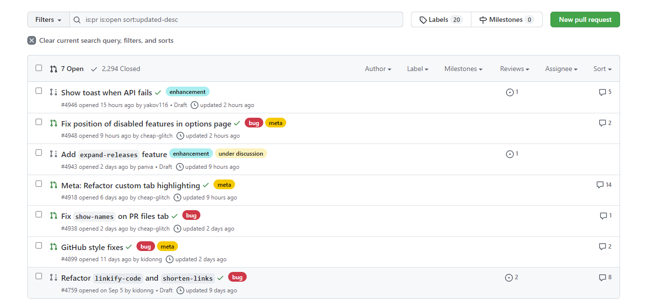 `align-issue-labels` is collapsing all issues · Issue #4949 · refined-github/refined-github · GitHub