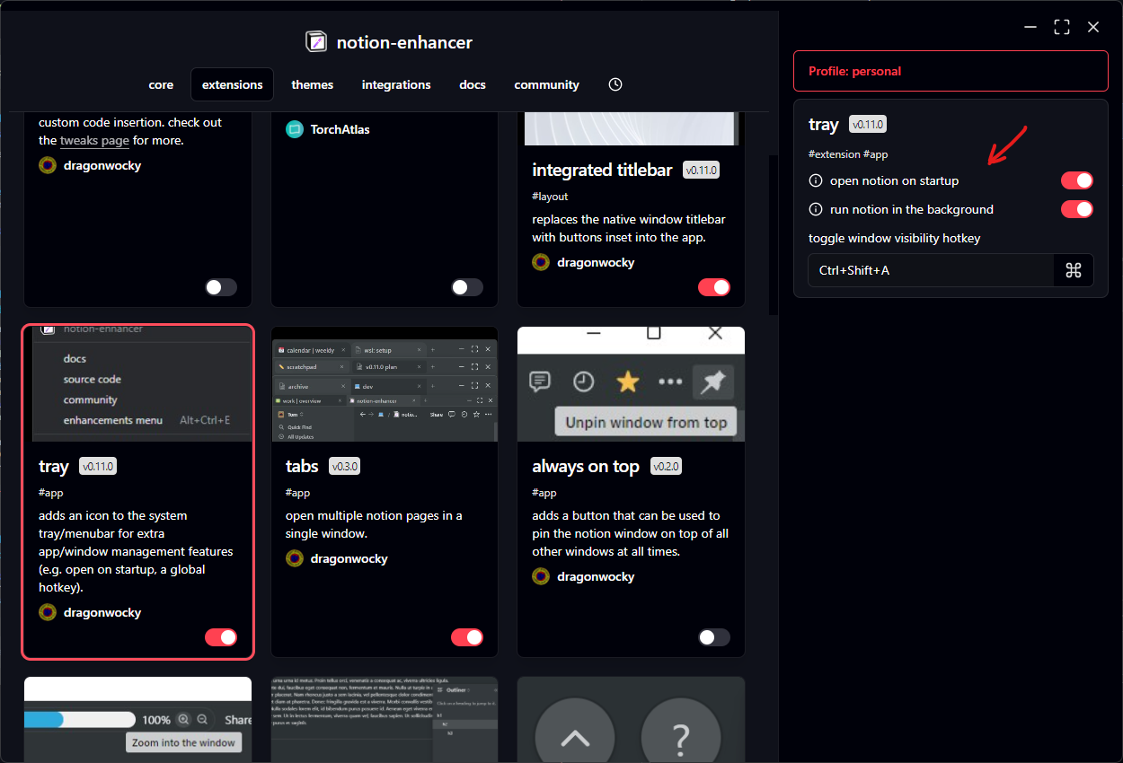 Is there a setting option for run at startup? · Issue #691 · notion-enhancer/notion-enhancer ...