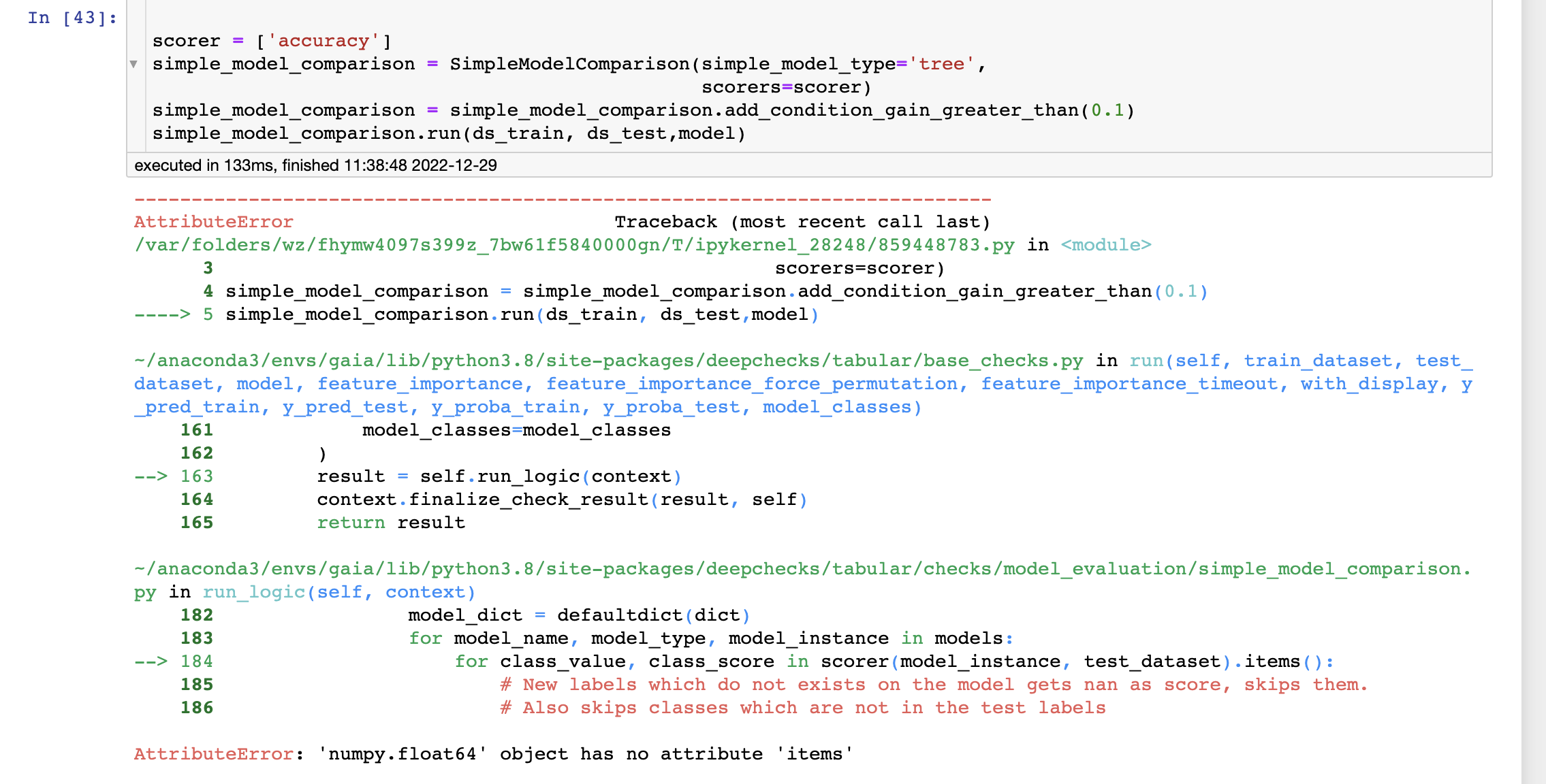 [BUG] SimpleModelComparison binary classification scorer error · Issue #2235 · deepchecks ...
