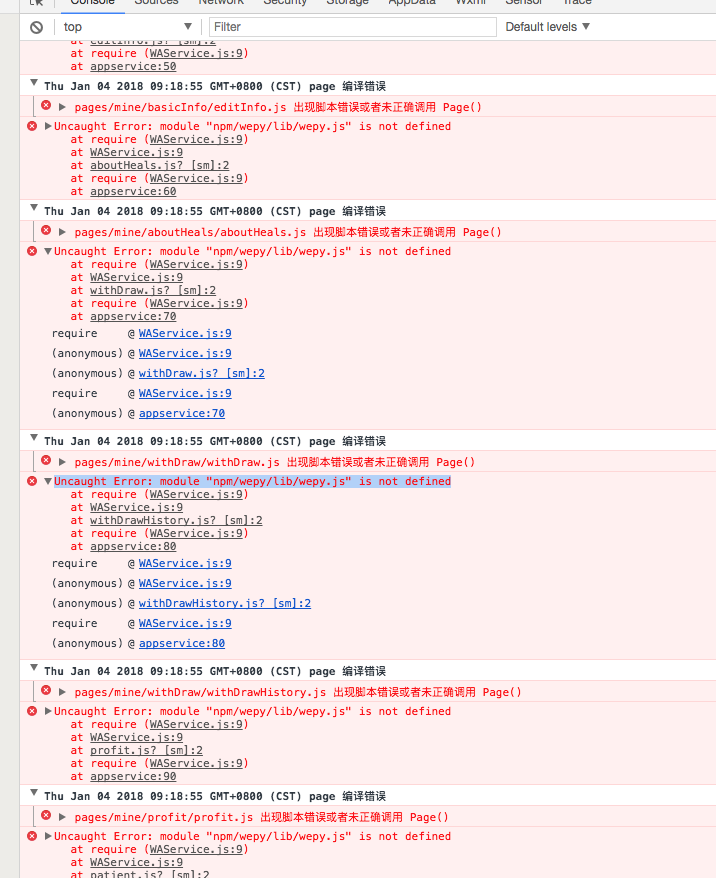 Uncaught Error: module "npm/wepy/lib/wepy.js" is not defined · Issue #726 · Tencent/wepy · GitHub
