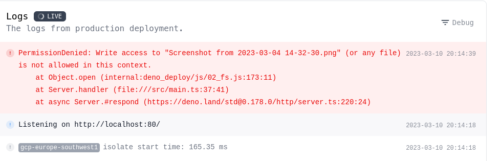 Examples Gallery New Example Uploading Files In Deno Deploy · Issue 328 · Denolanddeploy