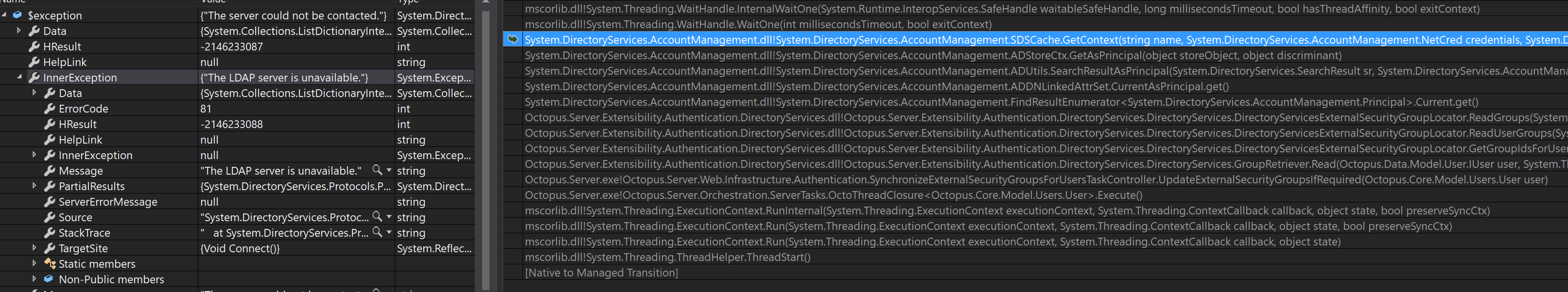 Synchronization external security groups task hangs · Issue #5887 · OctopusDeploy/Issues · GitHub
