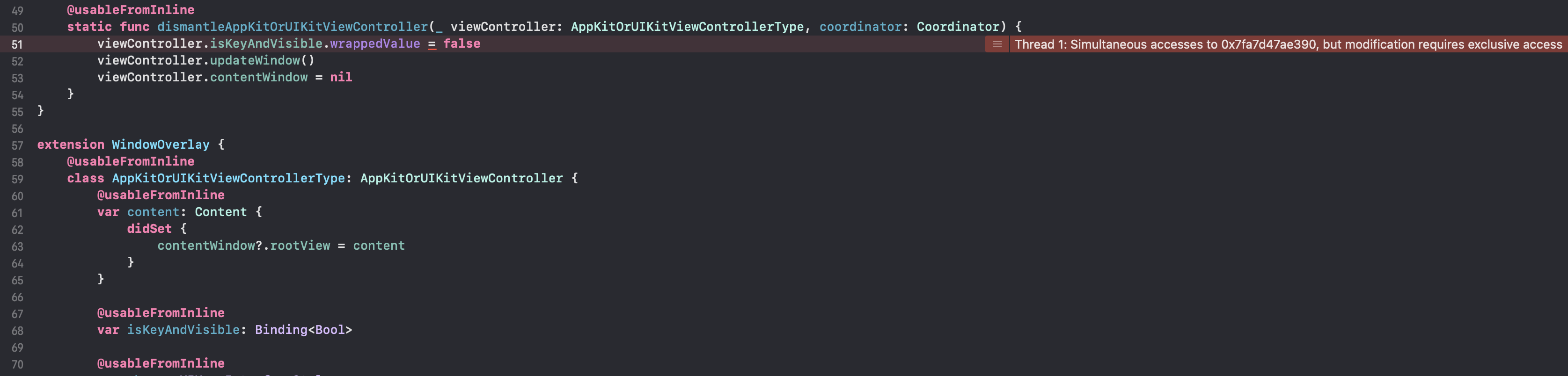 Crash on NavigationBar in Xcode 13 RC · Issue #308 · SwiftUIX/SwiftUIX · GitHub