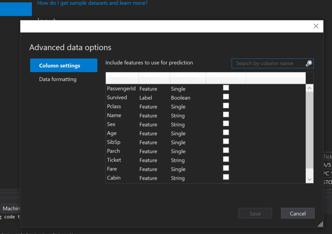 IsCatagorical value not corrected infered · Issue #1273 · dotnet/machinelearning-modelbuilder ...
