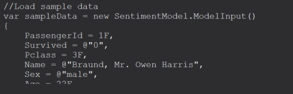 ModelInput shouldn't include label value · Issue #1319 · dotnet ...