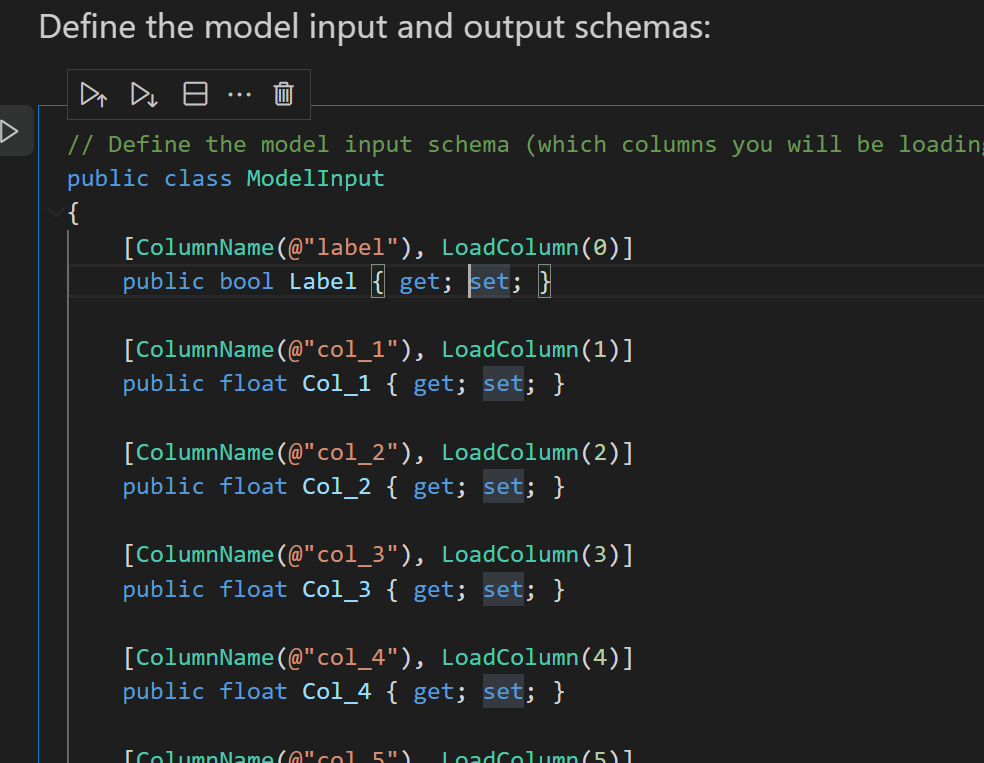 Suggest - get rid of explicitly defined ModelInput class · Issue #1550 · dotnet/machinelearning ...