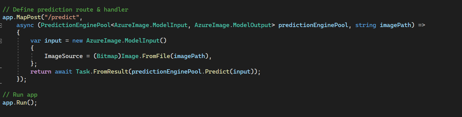 Running Web API fail for Image classification. · Issue #1889 · dotnet/machinelearning ...