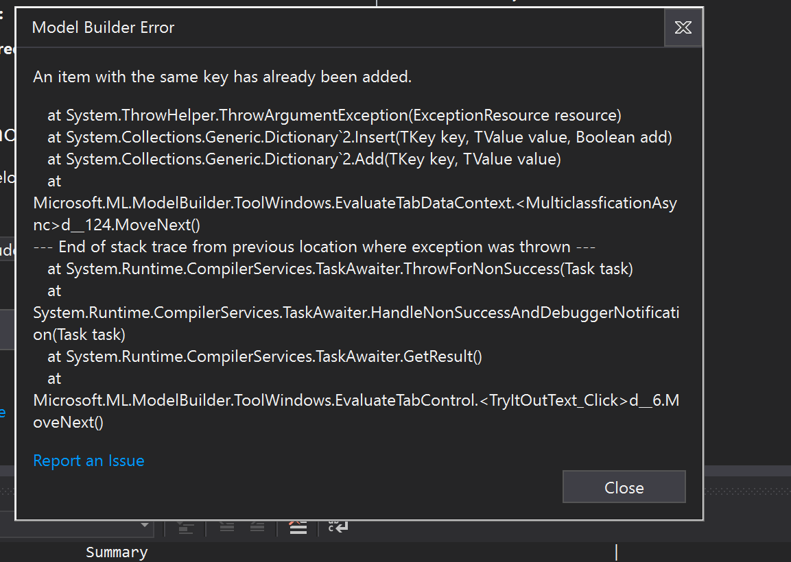 try-it-out for Issue classification using wikipedia data in VS2017/VS2019 doesnt work · Issue ...