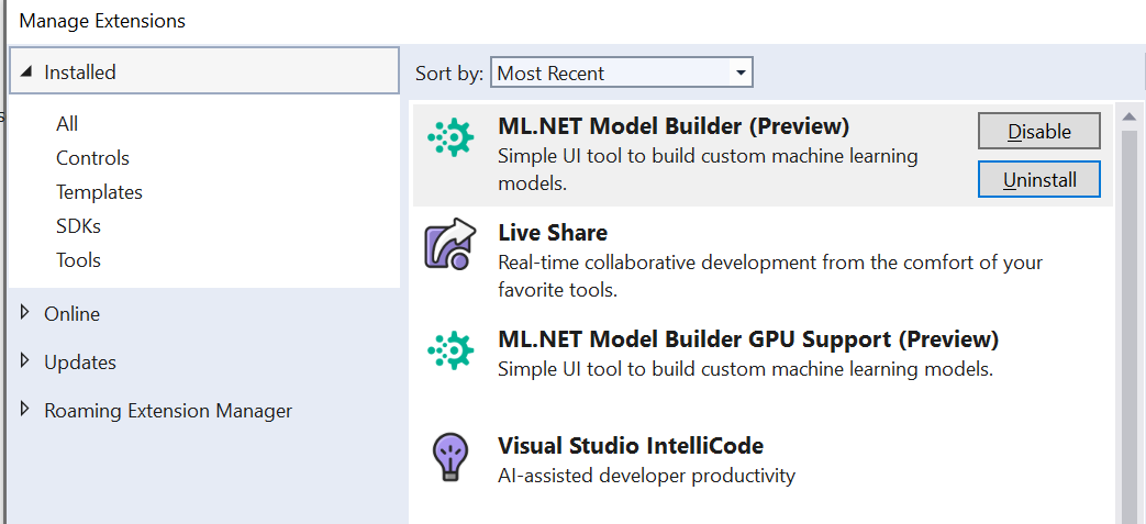 When I Right-click on the project in Solution Explorer, Add > **Machine ...