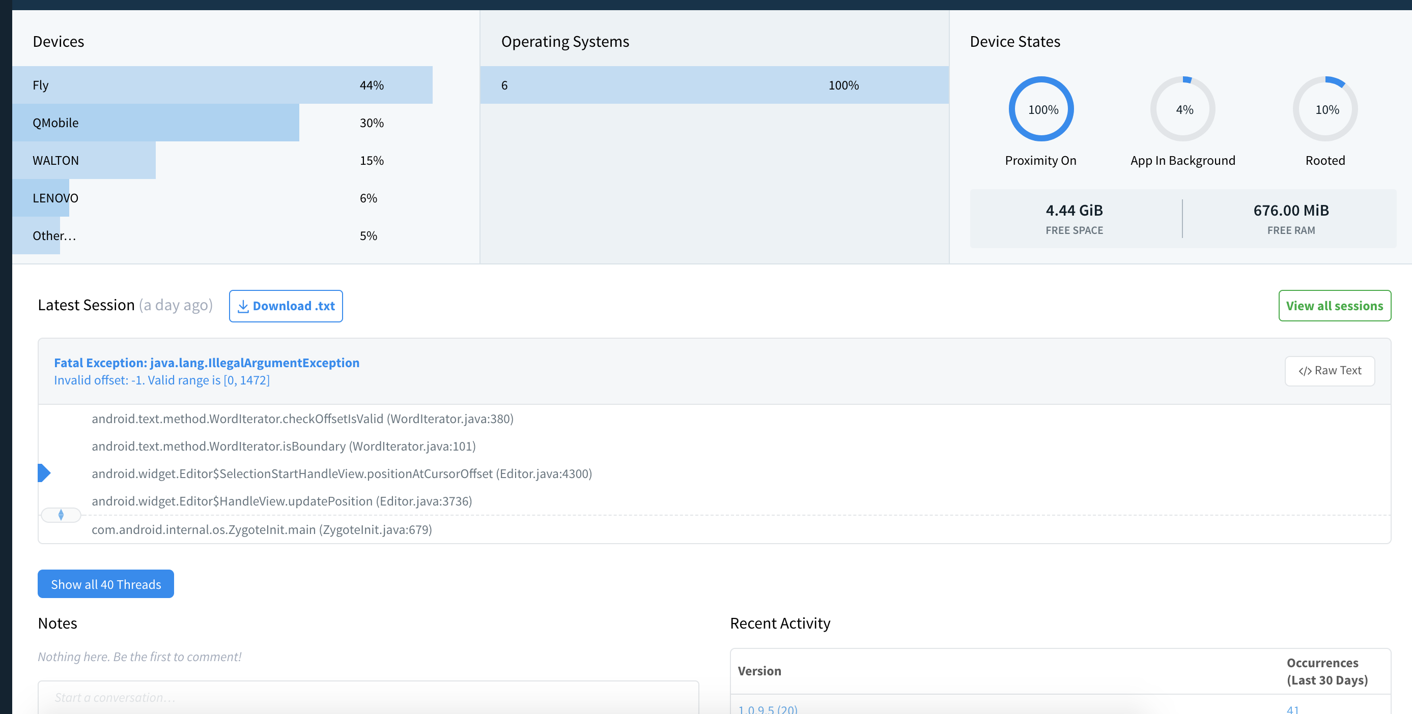 Exception in selection mode · Issue #62 · noties/Markwon · GitHub