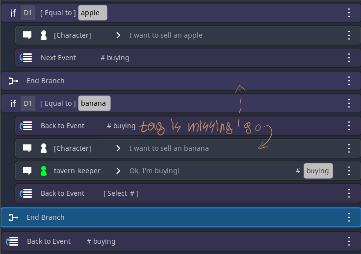Non-linearly through the dialog tree! · Issue #325 · dialogic-godot/dialogic · GitHub