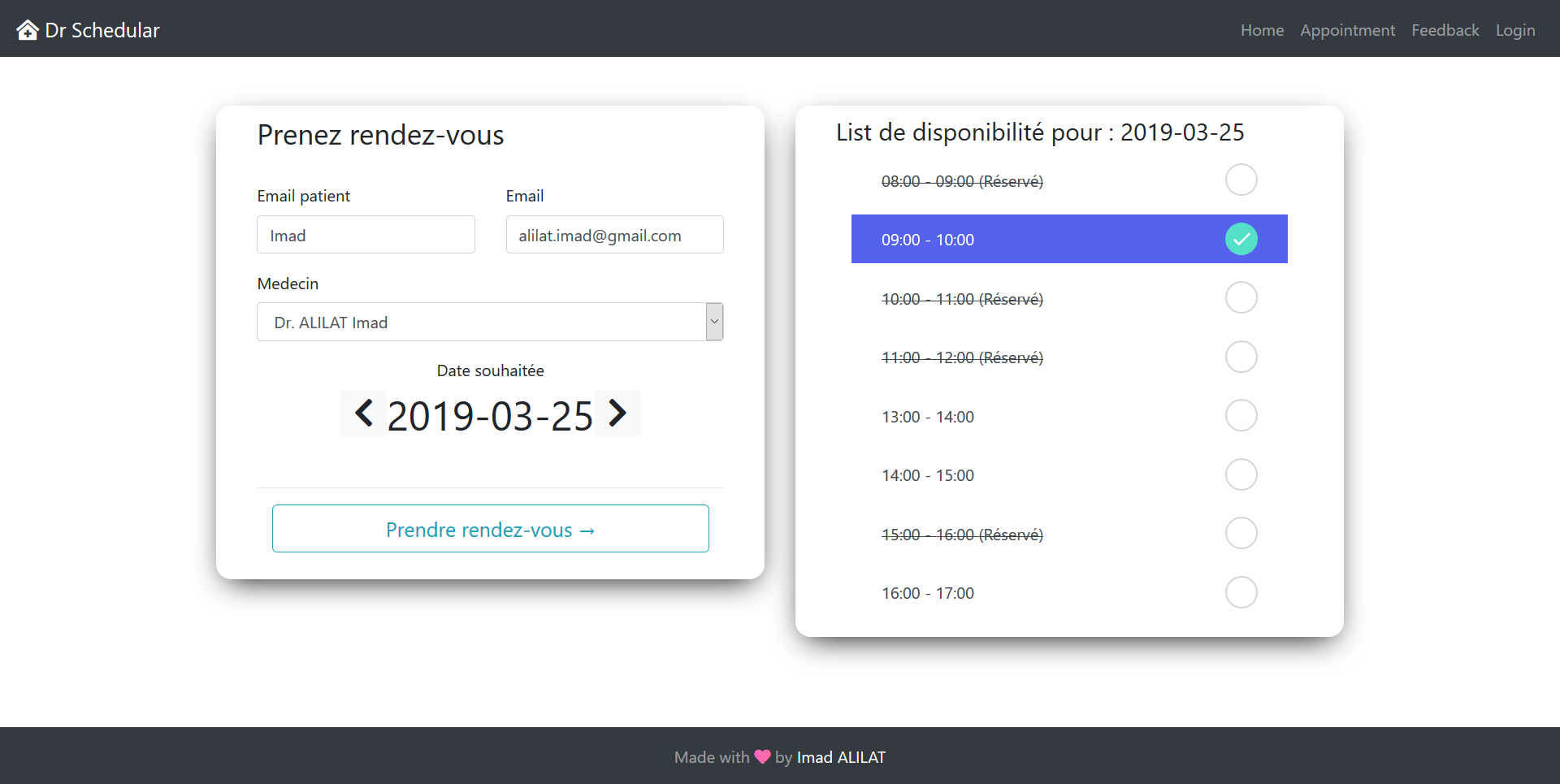 GitHub - hamraoui19/dr-schedular