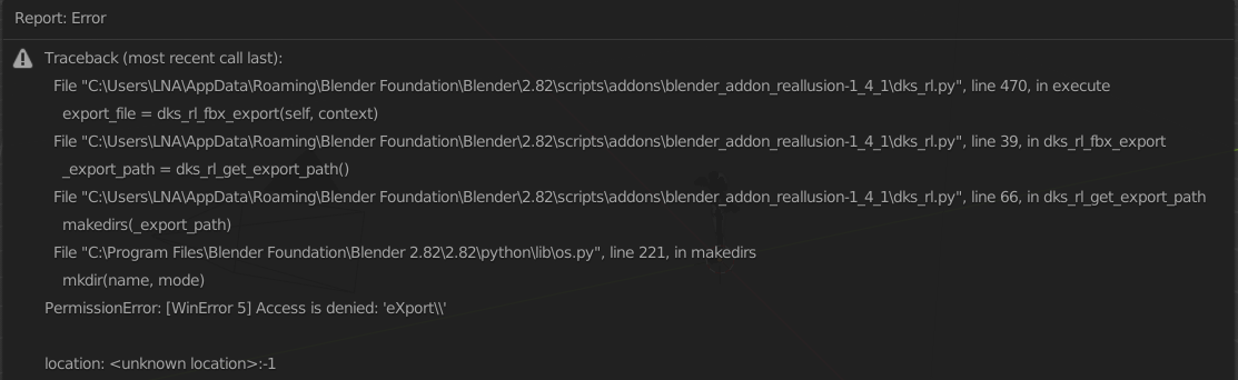How to fix error: permissionError · Issue #5 · DigiKrafting/blender_addon_reallusion · GitHub