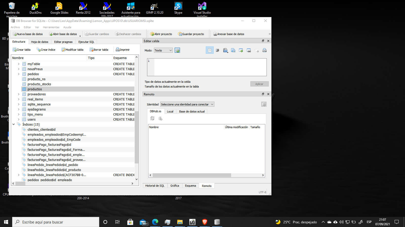 structure of a table not shown · Issue #2828 · sqlitebrowser/sqlitebrowser · GitHub