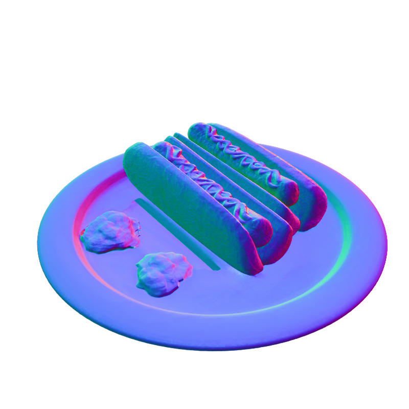 Artifacts observed on synthetic hotdog with single lighting · Issue #10 · Haian-Jin/TensoIR · GitHub
