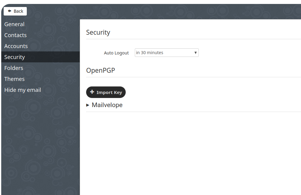 Openpgp Section Is Visible Even After Disabling It · Issue 1098 · The Djmazesnappymail · Github